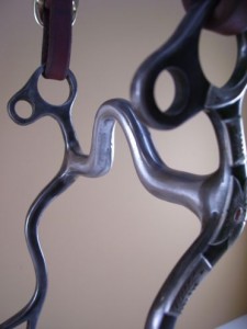 Bit and Spur Company » Pat Vaughn Medium port, Klapper style shanks w ...